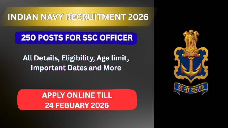 Indian Navy SSC Officer Recruitment 2026: All Details, Eligibility, Age ...